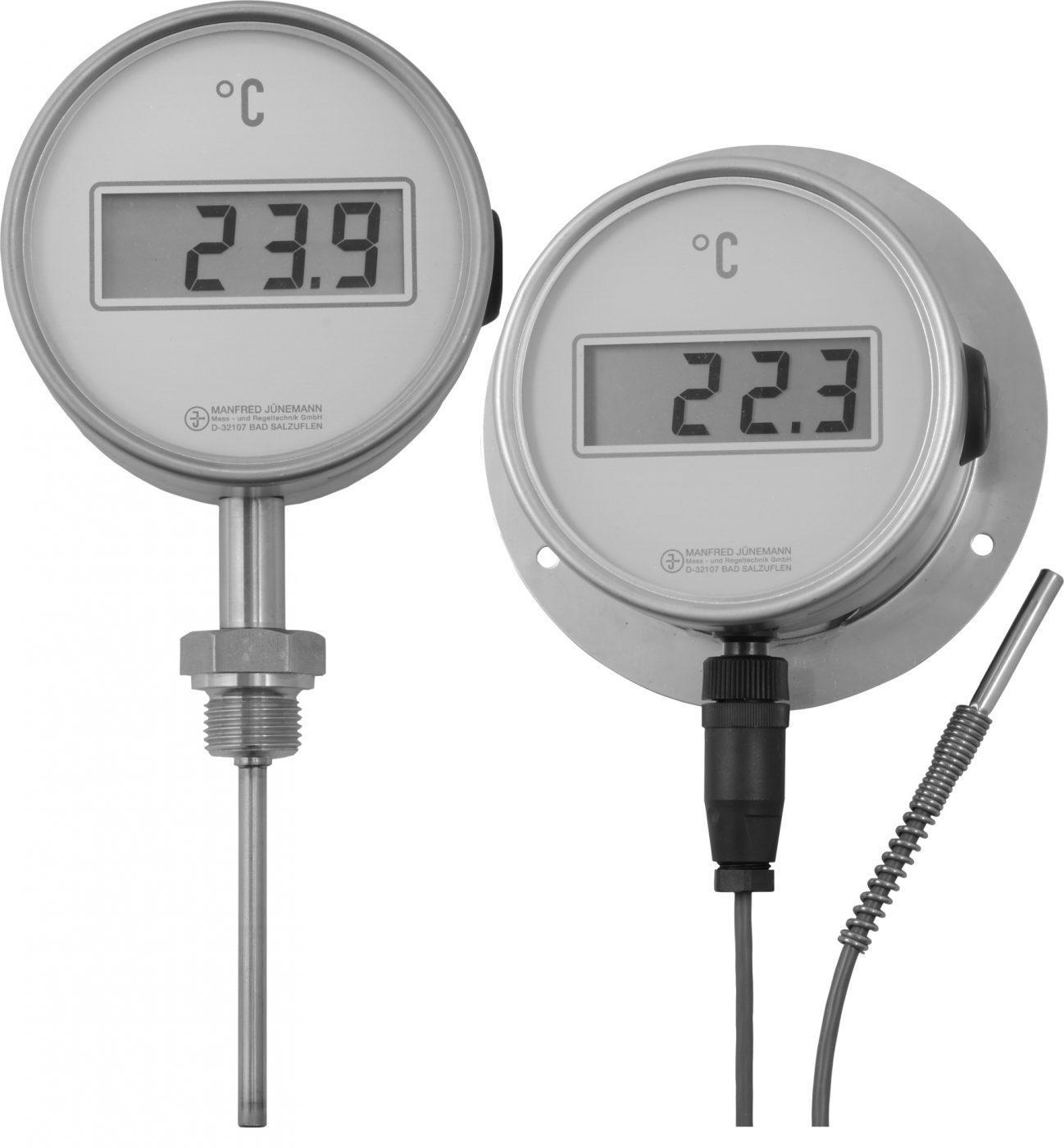 armatherm - battery thermometer with digital display, Cable sensor ...