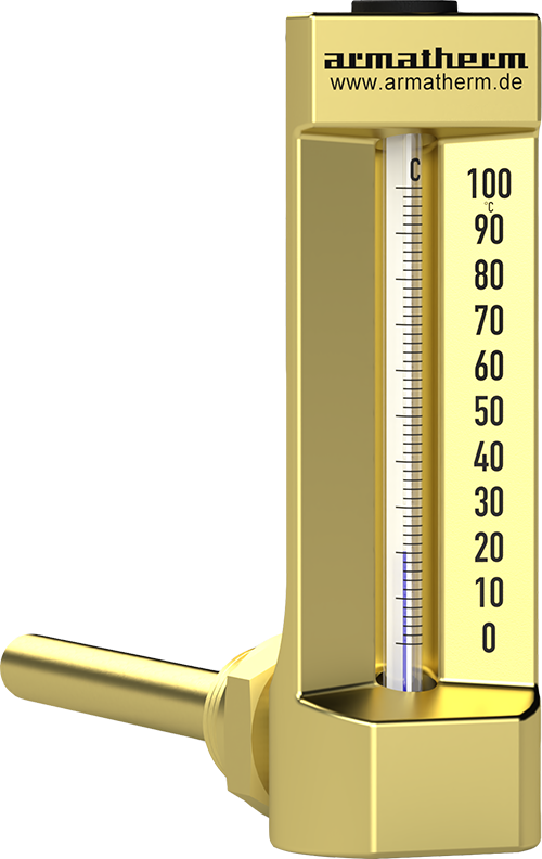 armatherm - Maschinen-Glas-Thermometer