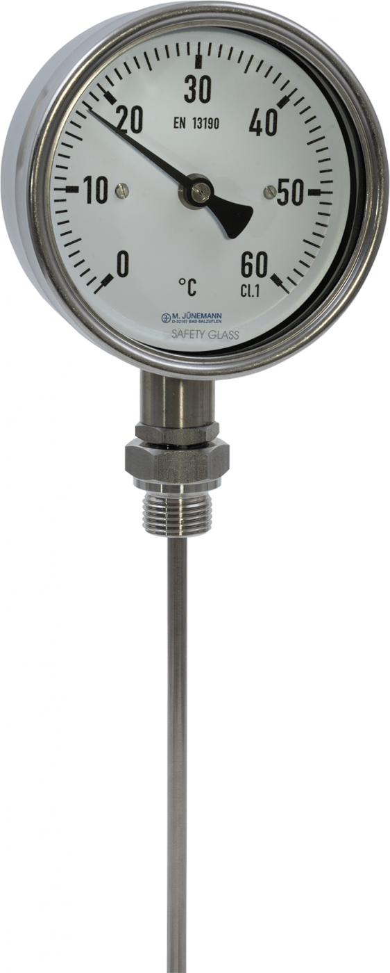 armatherm - Bimetallthermometer EN 13190, Prozessausführung